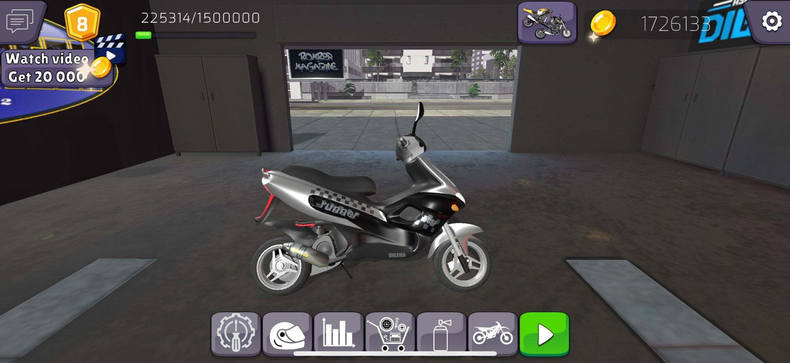Gilera Runner 50cc – Tuning Mopeds and Scooters in Wheelie King 7 (Free ...
